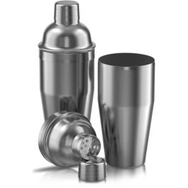 Three-part Cocktail Shaker 750ml - Classic Manhatten Shaker.